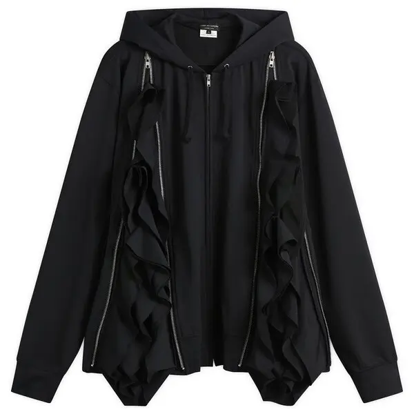 Comme Des Garçons Ruffle Hoodie