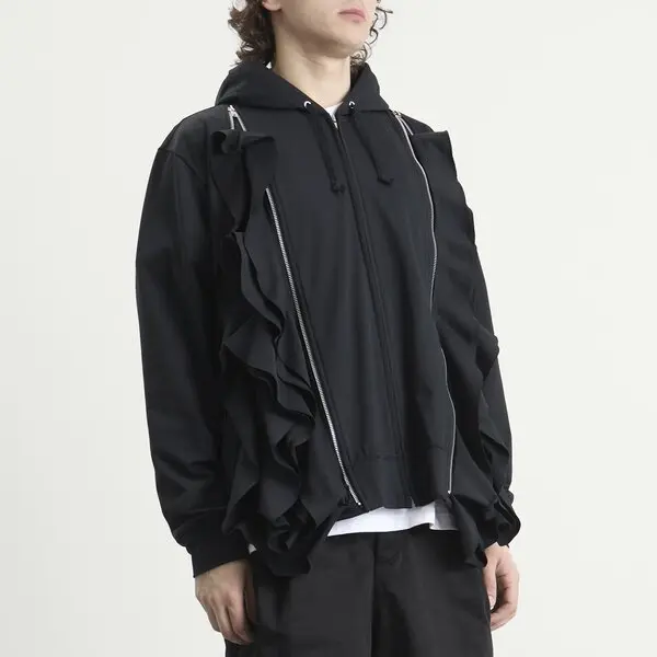Comme Des Garçons Ruffle Hoodie