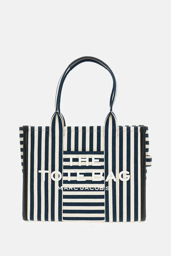 Marc Jacobs Large Striped Canvas Tote Bag - Multicolore