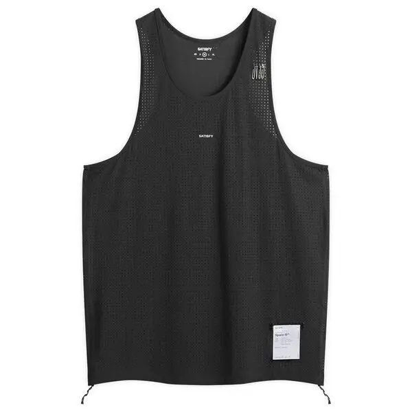 Satisfy Space-o Singlet - Black