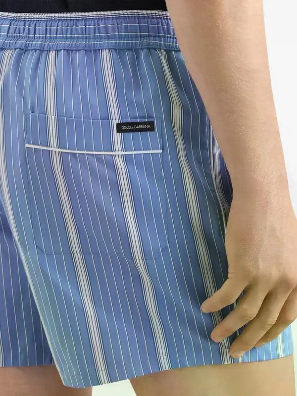 Dolce & Gabbana Striped Pocket Shorts