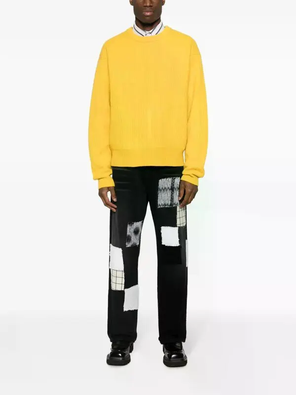Marni Patch-detail Straight-leg Jeans