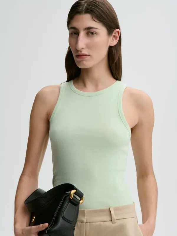 BY MALENE BIRGER Mani Organic Cotton Tank Top - Seacrest