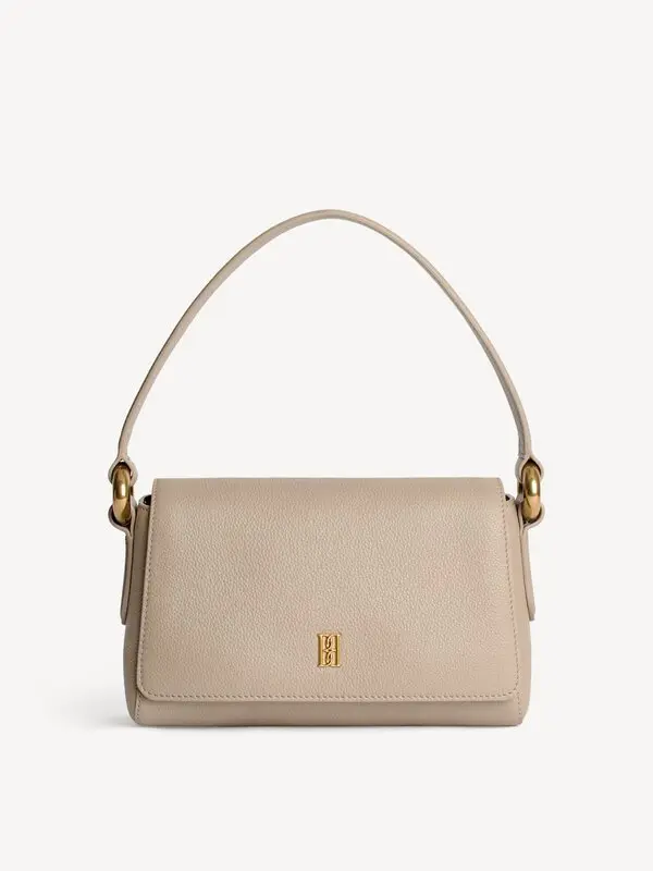 BY MALENE BIRGER Lellie Leather Shoulder Bag - Dune