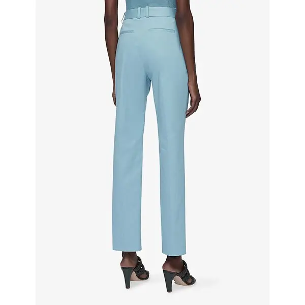 JOSEPH Coleman Slim-fit Mid-rise Trousers