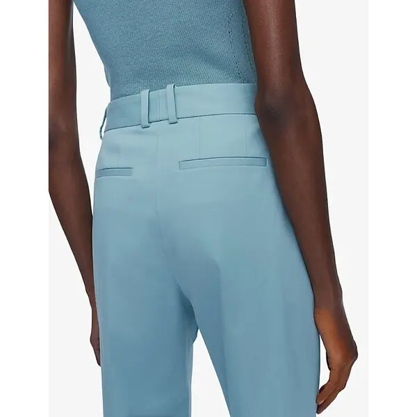 JOSEPH Coleman Slim-fit Mid-rise Trousers