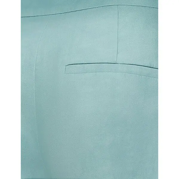 JOSEPH Barrel-leg High-rise Linen-blend Trousers
