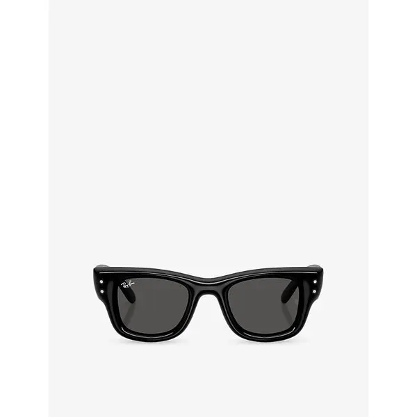 Ray-ban Wayfarer Puffer Square Sunglasses - Black