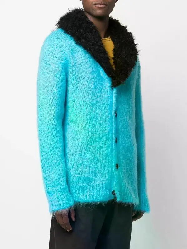 Marni Brushed V-neck Cardigan