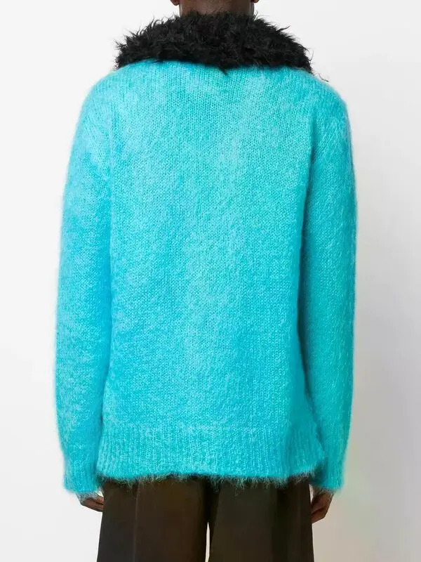 Marni Brushed V-neck Cardigan