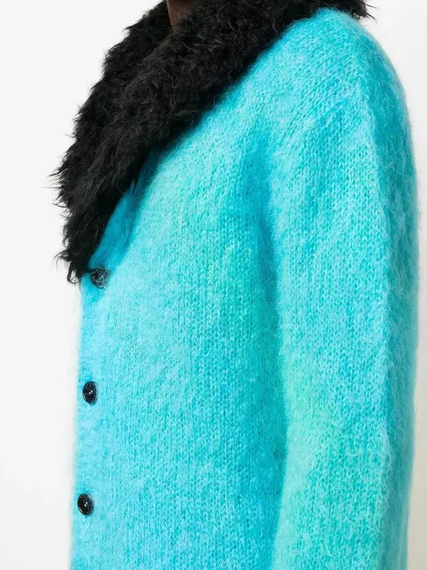 Marni Brushed V-neck Cardigan
