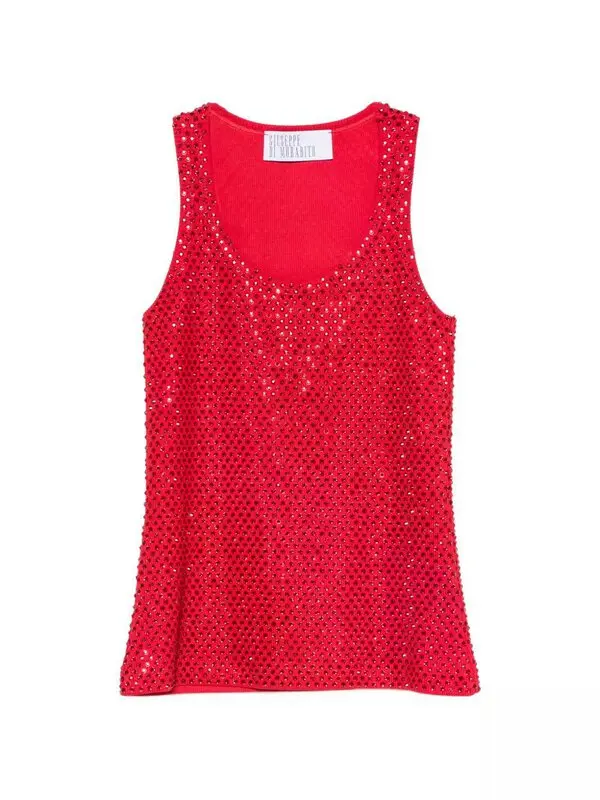 Giuseppe Di Morabito Embellished Racer Back Tank Top