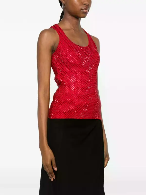 Giuseppe Di Morabito Embellished Racer Back Tank Top