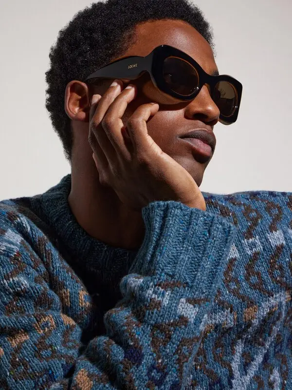 Loewe Signature Butterfly Acetate Sunglasses