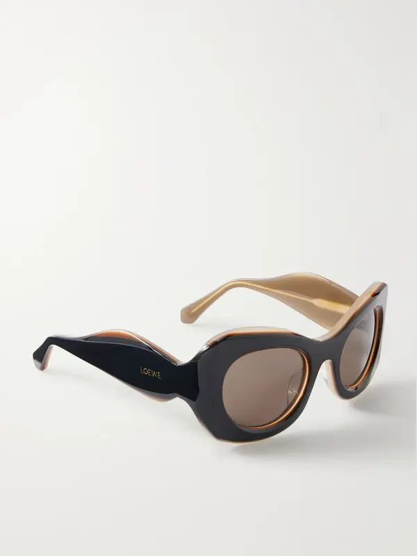 Loewe Signature Butterfly Acetate Sunglasses