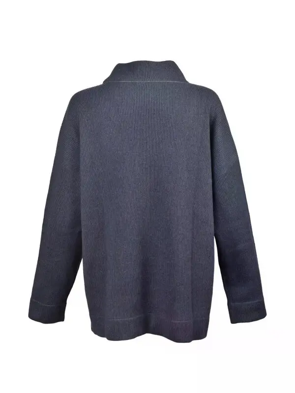 Brunello Cucinelli Ribbed Mock-neck Sweatshirt