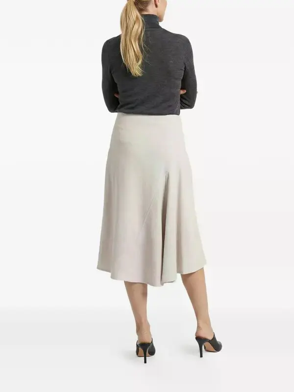 Brunello Cucinelli Panelled Asymmetric Skirt