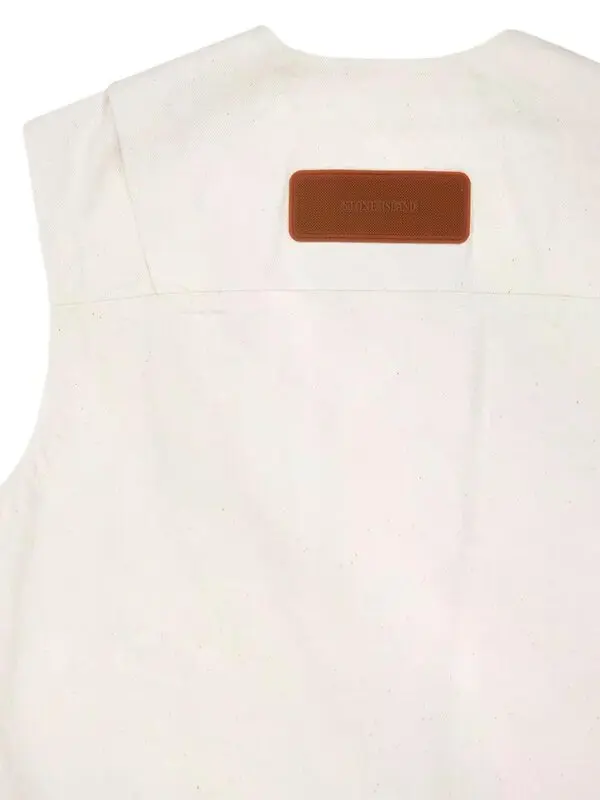 Stone Island V-neck Buttoned Gilet