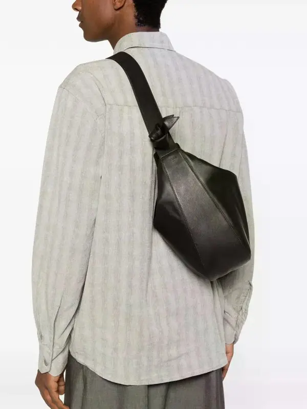 SAGAN Furoshiki Folded Leather Shoulder Bag