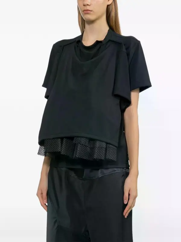 Comme Des Garçons Layered Short-sleeve T-shirt - Black