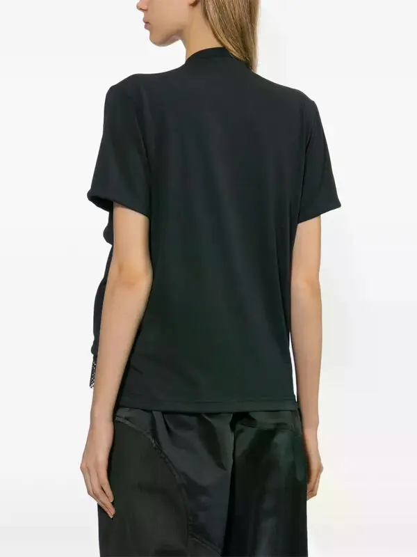 Comme Des Garçons Layered Short-sleeve T-shirt - Black