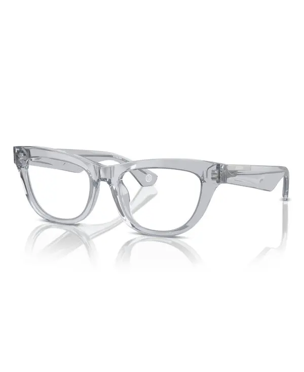 Burberry Rectangular Acetate Eyeglasses - Grey