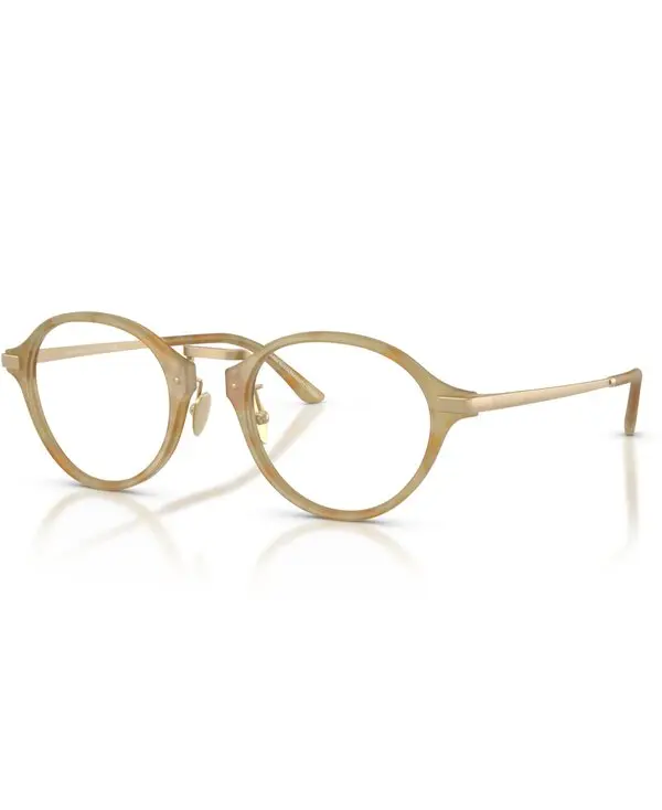 Giorgio Armani Phantos Eyeglasses - Beige Havana