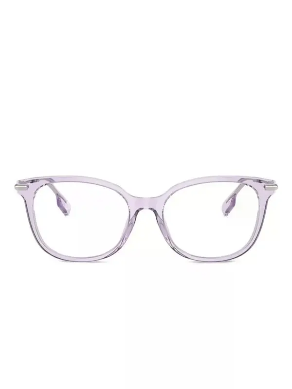 Burberry Square-frame Glasses - Purple