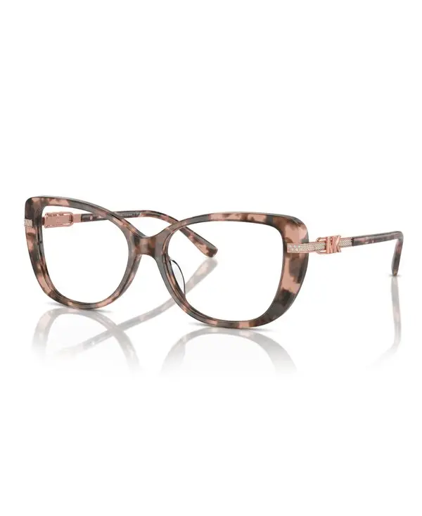 Michael Kors Eyeglasses Full Rim - Pink Tortoise