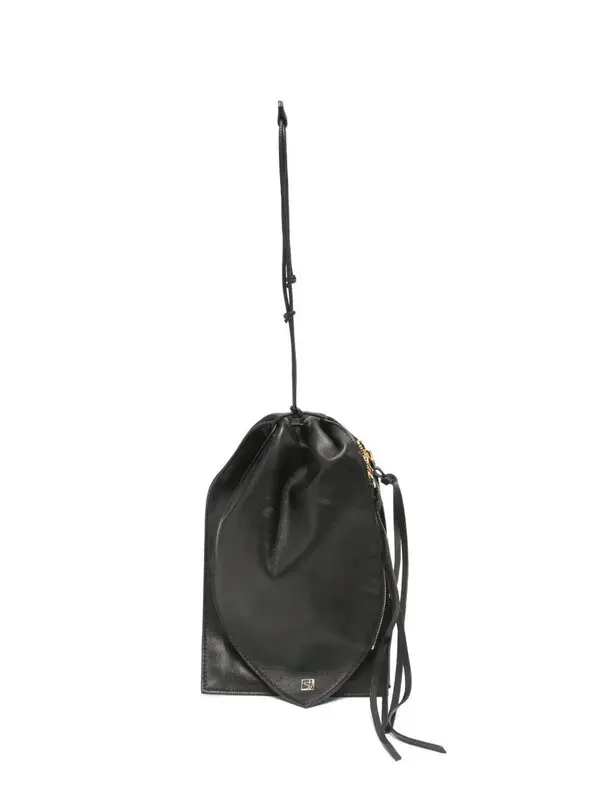 SAGAN Miser Leather Clutch - Black