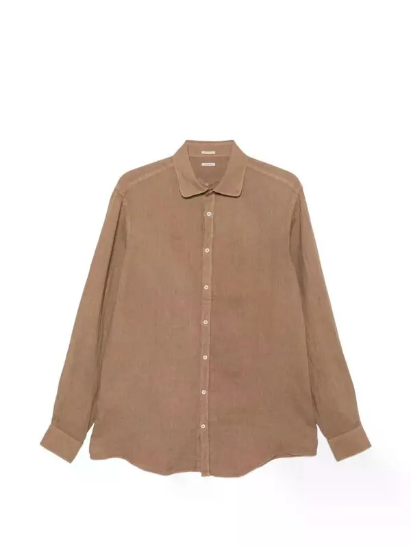Massimo Alba Long-sleeve Button-up Shirt - Neutrals
