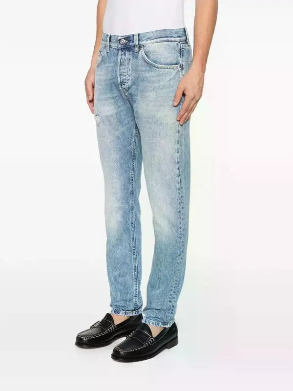 DONDUP Faded-effect Distressed Jeans - Blue