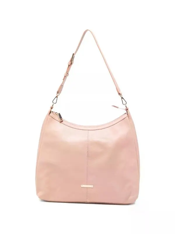 CROMIA Serena Grained Leather Shoulder Bag - Pink