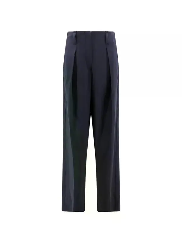 Brunello Cucinelli Pleated High-waisted Trousers - Blue