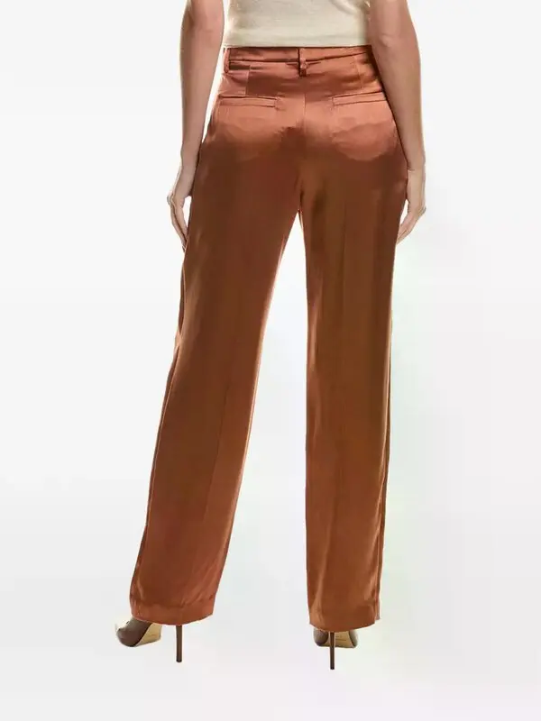 Brunello Cucinelli Satin Wide-leg Trousers
