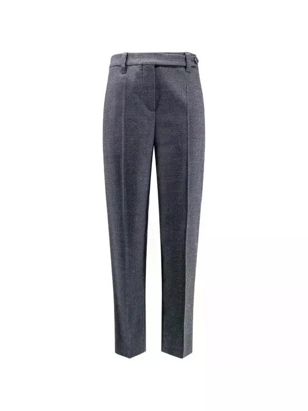 Brunello Cucinelli Belt-loops Trousers - Grey