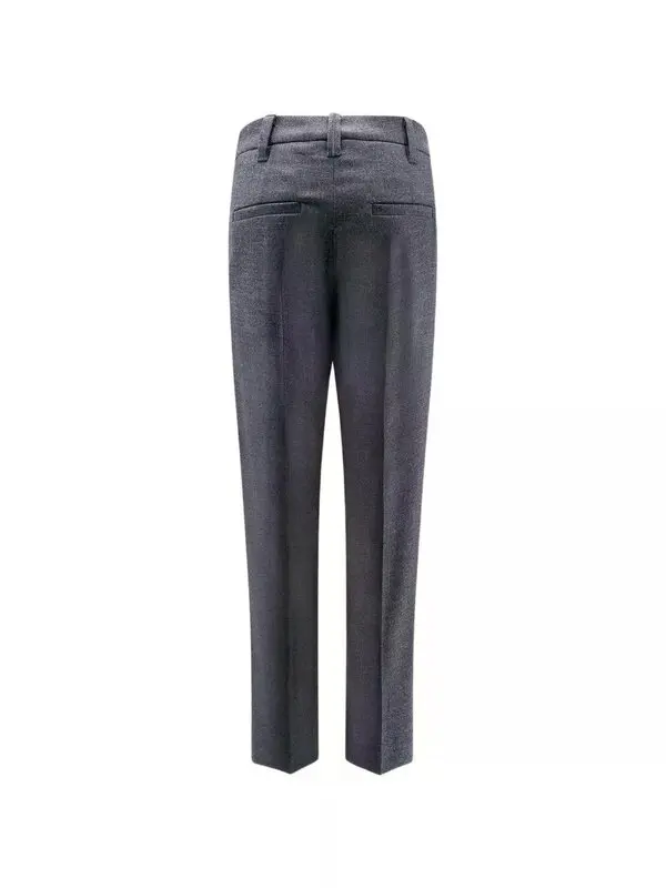 Brunello Cucinelli Belt-loops Trousers - Grey
