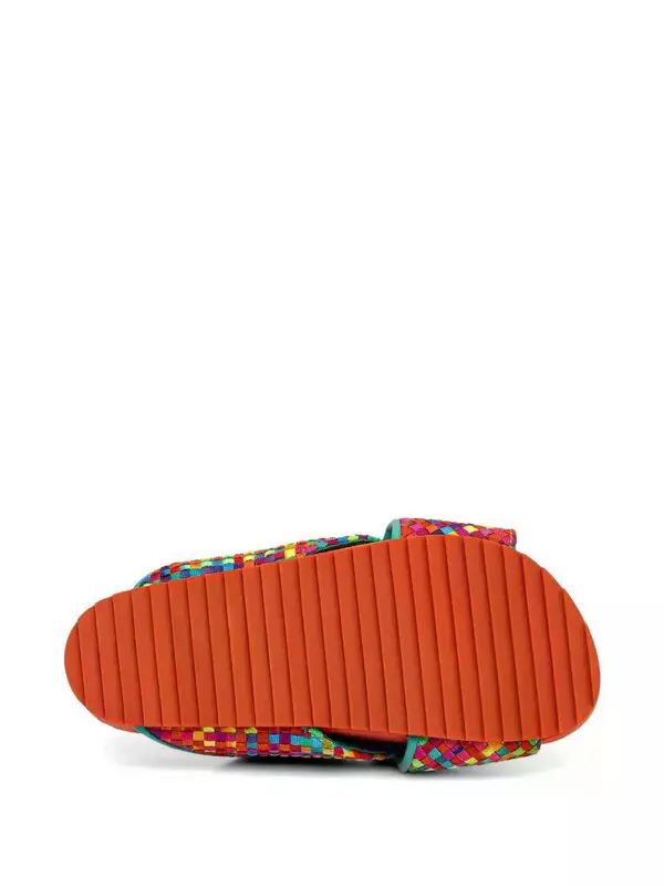 Kurt Geiger Chelsea Eagle-head Woven Sandals