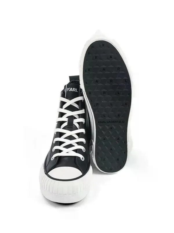 Karl Lagerfeld Kampus Max Nft Platform High-top Sneakers