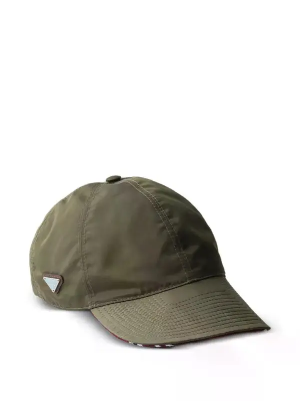 Prada Re-nylon Baseball Cap - Green