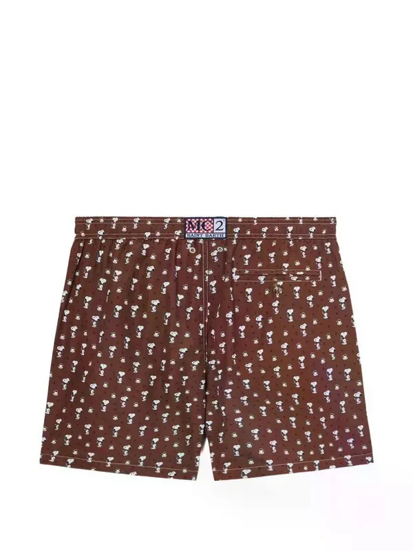 MC2 SAINT BARTH Snoopy-print Drawstring Swim Shorts