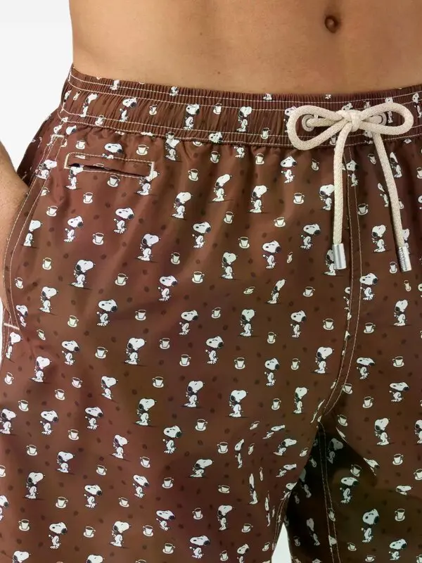 MC2 SAINT BARTH Snoopy-print Drawstring Swim Shorts