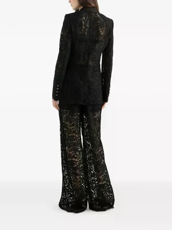 Dolce & Gabbana Lace Double-breasted Blazer