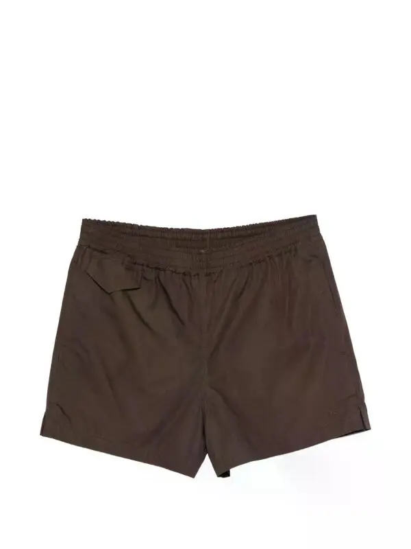 A.p.c. Elasticated Waistband Shorts - Brown