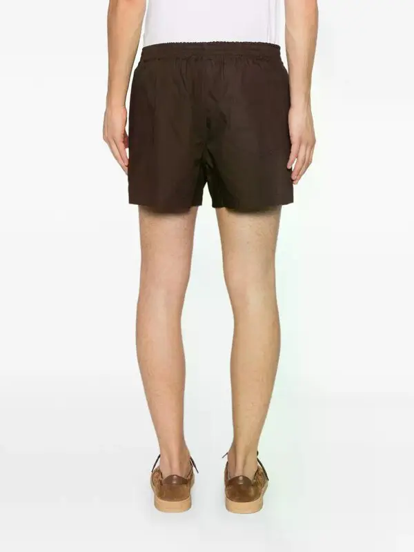 A.p.c. Elasticated Waistband Shorts - Brown