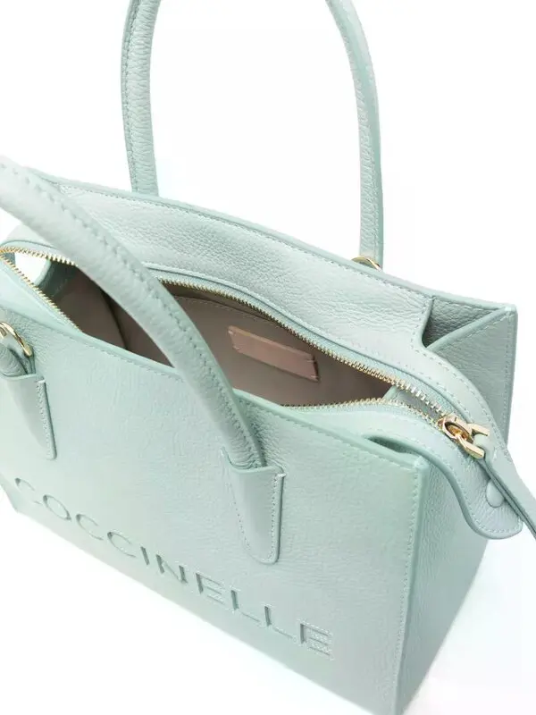COCCINELLE De-bossed Leather Tote