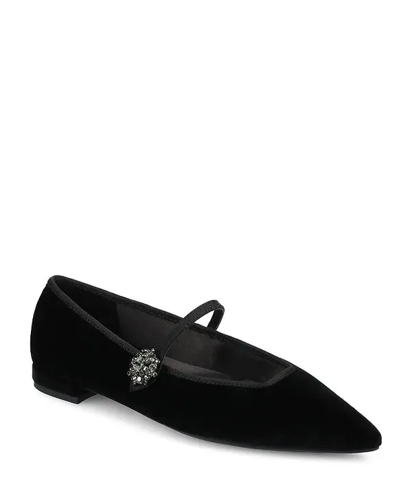 BIRDIES The Goldfinch 15 Velvet Mary Jane - Black