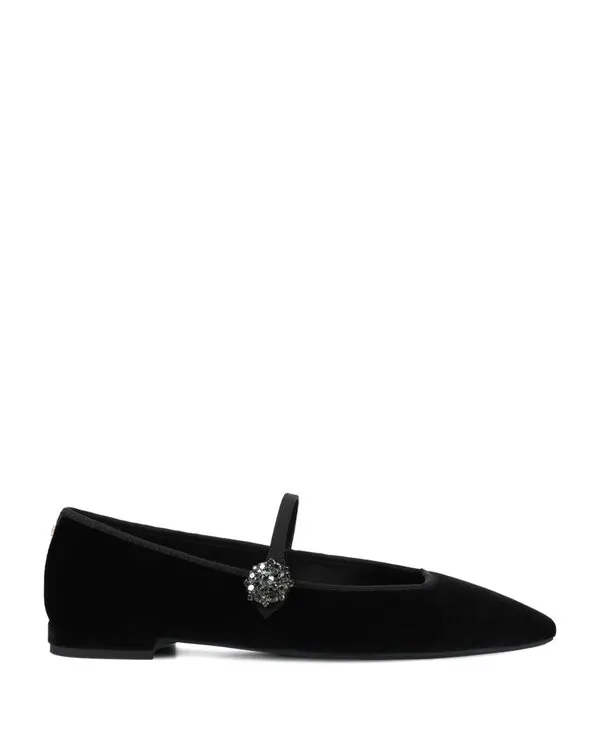 BIRDIES The Goldfinch 15 Velvet Mary Jane - Black