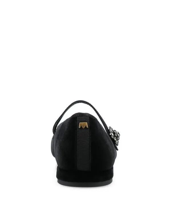 BIRDIES The Goldfinch 15 Velvet Mary Jane - Black
