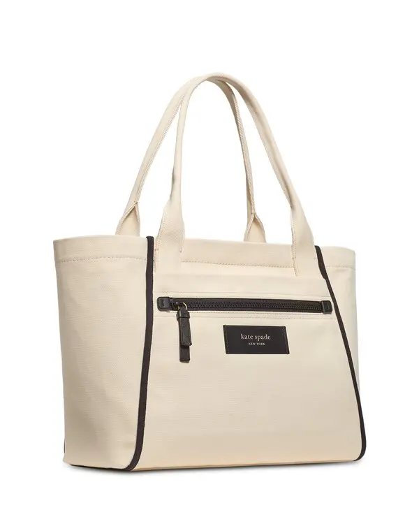 Kate Spade New York Dash Large Canvas Tote Bag - Natural